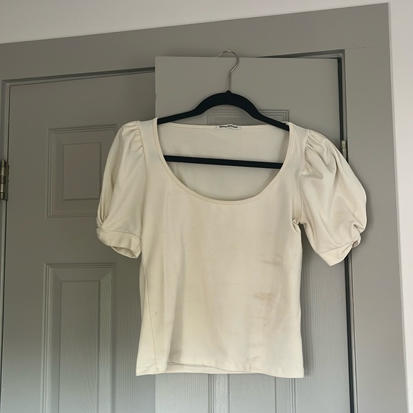 Reformation | Tops | Reformation Balloon Sleeve Shirt | Poshmark